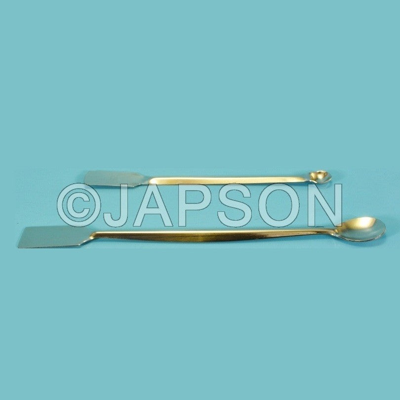 Spatula, Laboratory, One Side Flat, One Side Spoon – japson.com