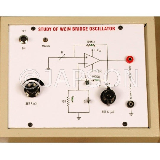 Wein Bridge Oscillator using Operational Amplifier IC 741 Experiment A ...